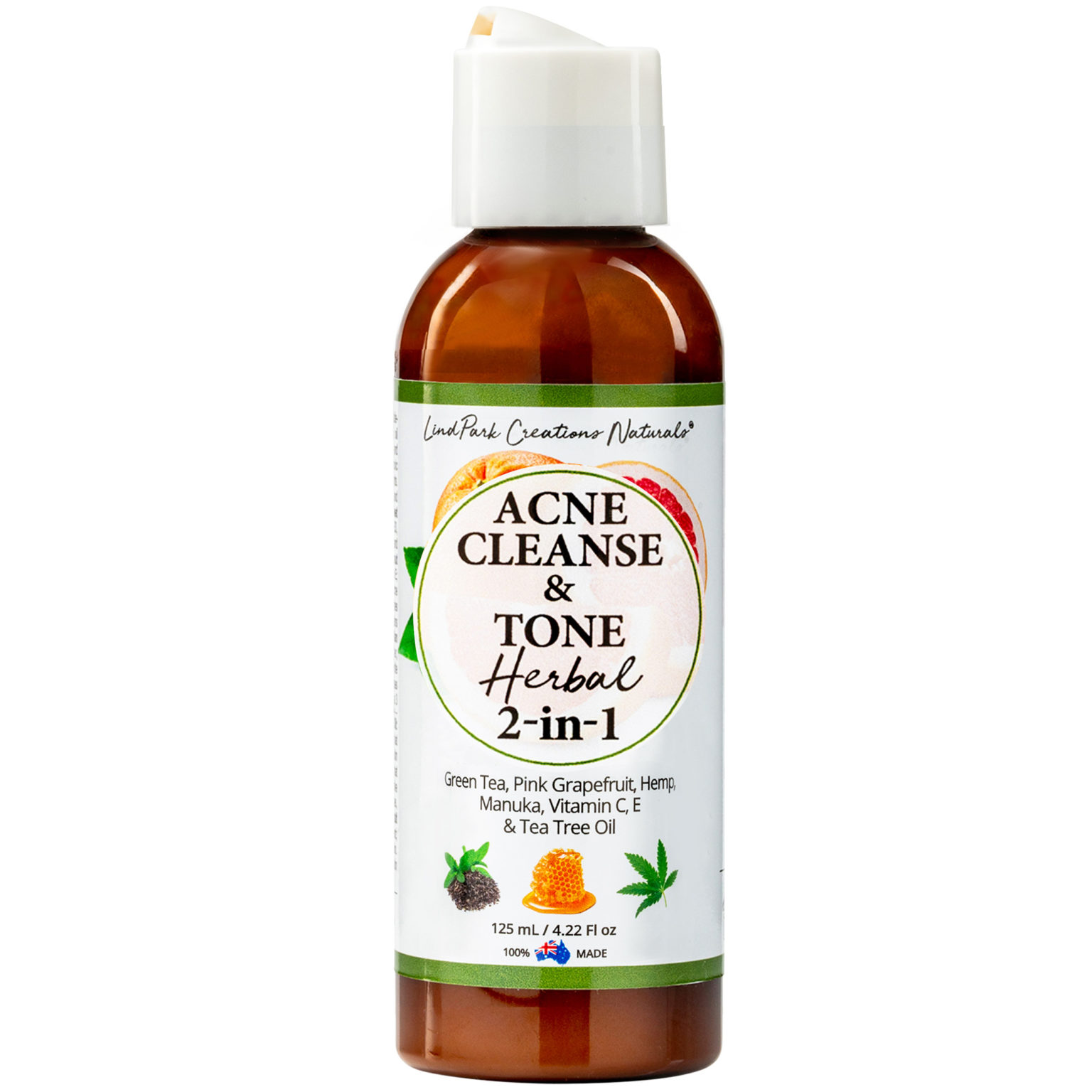 Acne Cleanser: Acne Cleanse & Tone Herbal 2-in-1 by LPC